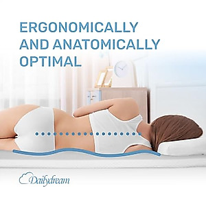 Dailydream viscoelastic Mattress Topper with Memory Foam, Edition Clean Ocean (King, Model M - 176 up to 220 lbs)