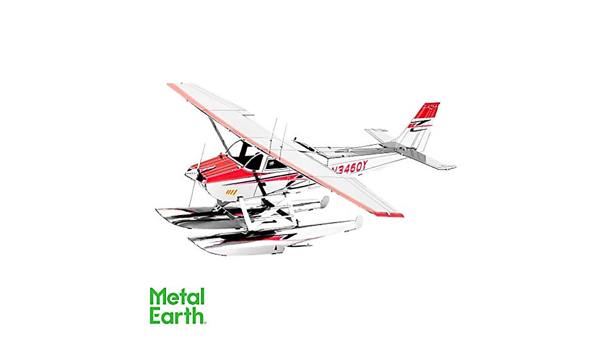 Fascinations Metal Earth Cessna 182 Skylane Model Kit - No Glue Needed