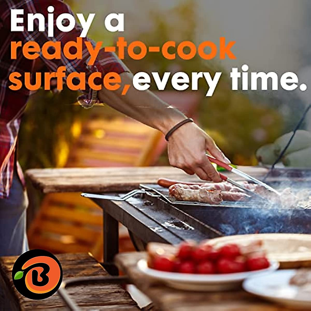 bigstone 36" Griddle Mat Silicone for Blackstone, Heavy Duty Food Grade Silicone Grill Cover for Blackstone, Resizable and Customizable, Compatible with Blackstone 36", 28",22" Models