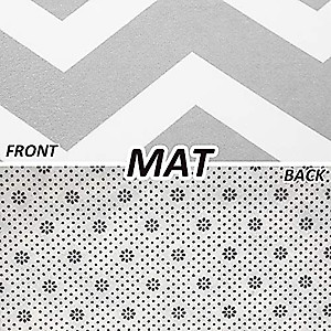 Indoor Door Mat,Solid Sage Green 18 x 30 inch Large Non-Slip Absorbent Dirt Entrance Mat, Washable Low Profile Inside Floor Mat Doormats for Entryway