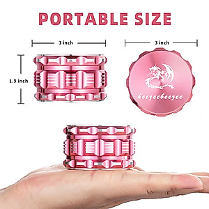Large Spice Grinder 3 inch (Pink)