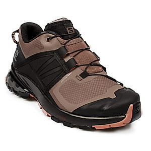 Salomon XAILD Trail Running Shoes for Women, Peppercorn/Black/Cedar Wood, 6.5