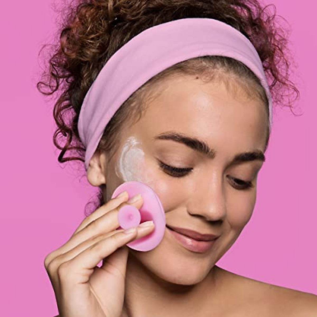 FREEMAN Facial Love To Mask Variety Pack: Oil Absorbing Clay, Detoxifying Charcoal, Clearing Peel Off, Hydrating Gel Cream, Exfoliating Scrub, 14 Piece Kit with Bonus Buffer and Headband