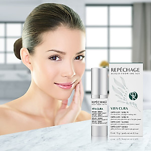 Repechage Vita Cura Opti-Lift Serum - Anti Aging Eye Contour Lifting Effect to Smooth Out Look of Wrinkles and Crow's Feet with Almond Protein, Seaweed Extracts, and Peptides, 15ml /0.5fl oz.
