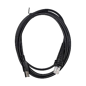 3Meter Long Barcode Scanner USB Cable for 1250G/1900G/1300G/1200G/1202G Enhances Performances Easy Connection