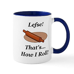 CafePress Lefse How I Roll Mug Ceramic Coffee Mug, Tea Cup 11 oz