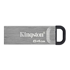 Kingston DataTraveler Kyson 64GB High Performance USB 3.2 Metal Flash Drive | Speeds up to 200MB/s | DTKN/64GB