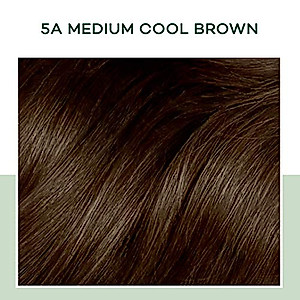 Clairol Natural Instincts Demi-Permanent Hair Dye, 5A Medium Cool Brown Hair Color,1 Count(Pack of 3)