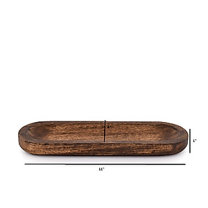 Kaizen Casa Incense Burner Stick Holder Ash Catcher Wooden Handmade Modern Gift Wood Home Decor Size 11 X 4 X 1.2Inches