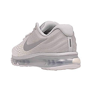 Nike Womens Air Max 2017 Low Top Lace Up Running Sneaker (10, Pure Platinum/Wolf Grey-White)