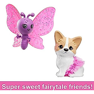 Barbie Doll with Two Fairytale Pets and Fantasy Dress, Barbie “Brooklyn” Doll From Barbie A Touch of Magic, 7-inch Long Fantasy Hair