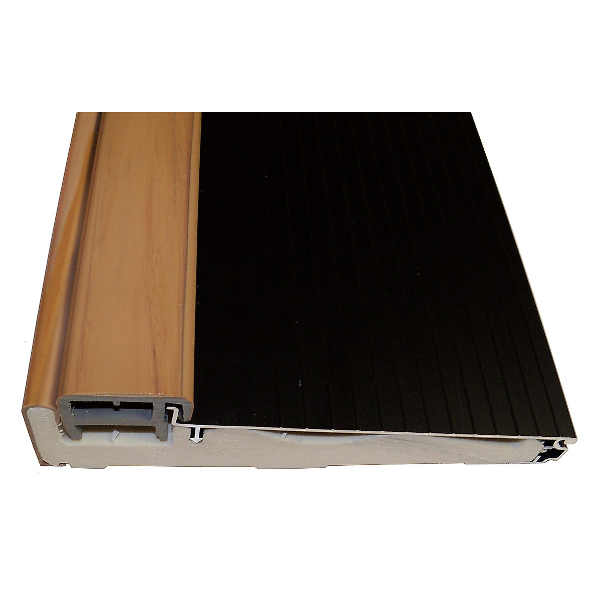 Exterior Inswing Threshold 5 5/8 inch with Composite Cap and Composite Bottom- Dark Bronze (36 inch Uncut)