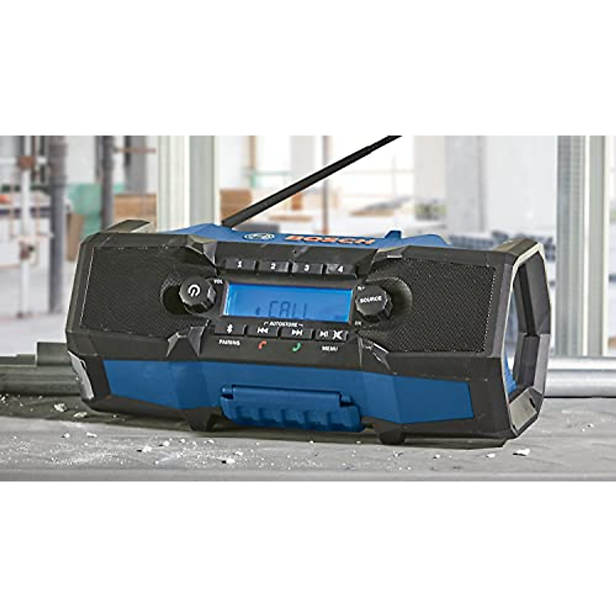 BOSCH GPB18V-2CN 18V Compact Jobsite Radio with Bluetooth® 5.0 , Black