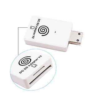 XHSESA Practical SD Card Reader Adapter with CD for Sega Dreamcast Dreamshell V4.0 Game Machine Accessories