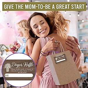 25 Baby Shower Diaper Raffle Tickets For Baby Shower Games To Play - Rustic Baby Shower Games Gender Neutral, Diaper Raffle Cards, Baby Raffle Tickets, Baby Shower Invitation Inserts, Baby Shower Idea
