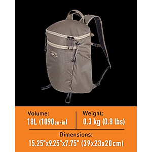 Mystery Ranch In and Out Backpack - Lightweight Foldable Pack, Black 19L