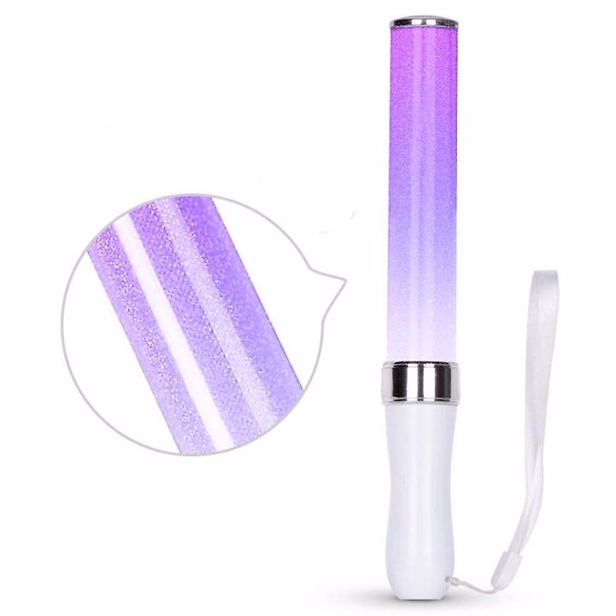 GOCTOS Multicolor LED Glow Sticks, Party Flashing Light, 15 Color Changing 2 Lighting Modes Flashing Light Stick for for Party Supplies, Festivals, Raves, Birthdays, Parking Guides, Dog Walkers Safety