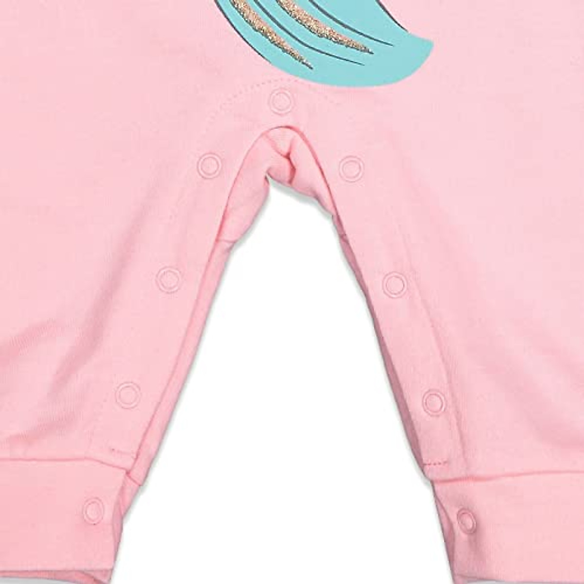 Disney Princess Ariel Infant Baby Girls French Terry Snap Sleeveless Romper & Headband 12 Months