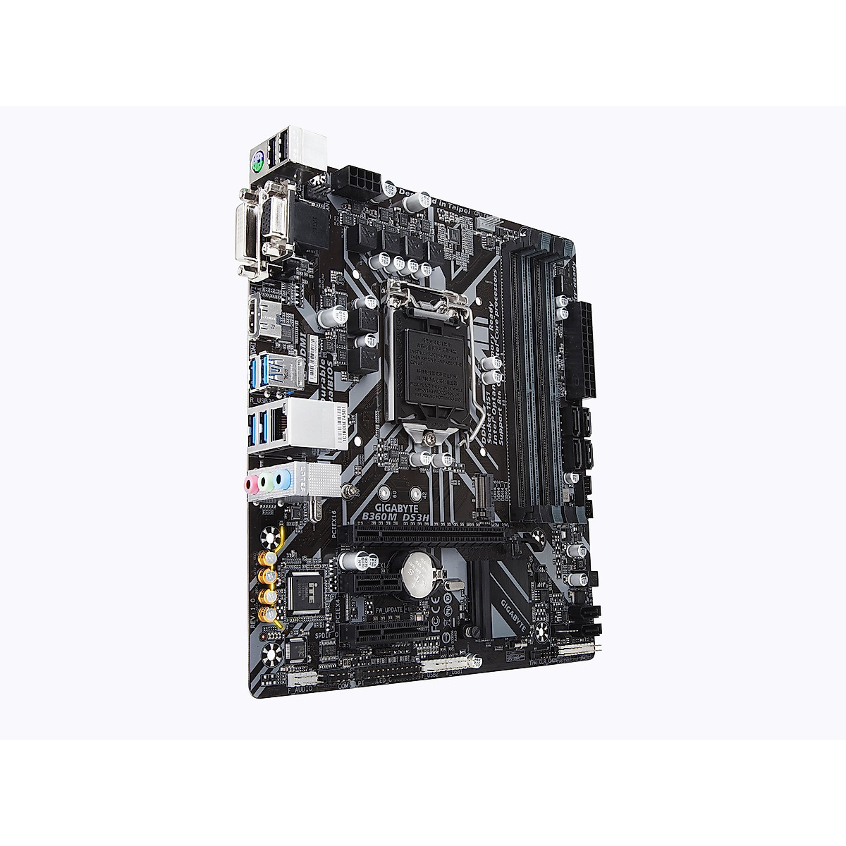 GIGABYTE B360M DS3H (LGA1151/Intel/Micro ATX/USB 3.1 Gen 1 (USB3.0) Type A/DDR4/Motherboard)