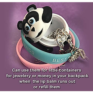 Panda Lip Balm with Bubble Gum Ice Cream scent