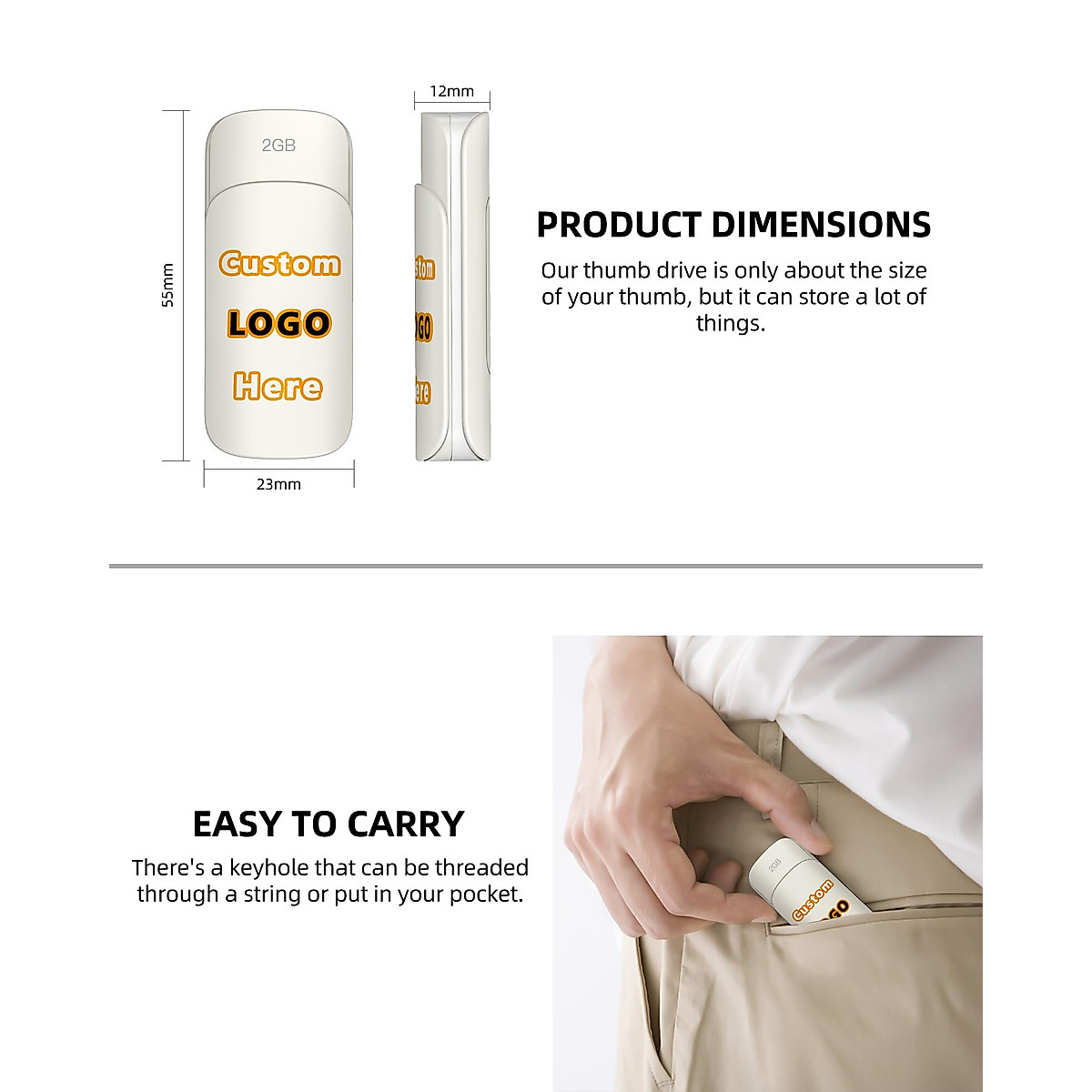 Bilious 8GB USB Flash Drive Memory Stick Thumb Drives Bulk (Multicolor, 5 Pack)