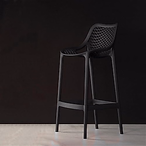 Compamia Air Patio Counter Stool in Black (Set of 2)