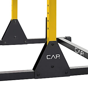 CAP Barbell FM-905Q Color Series Power Rack Exercise Stand, Yellow
