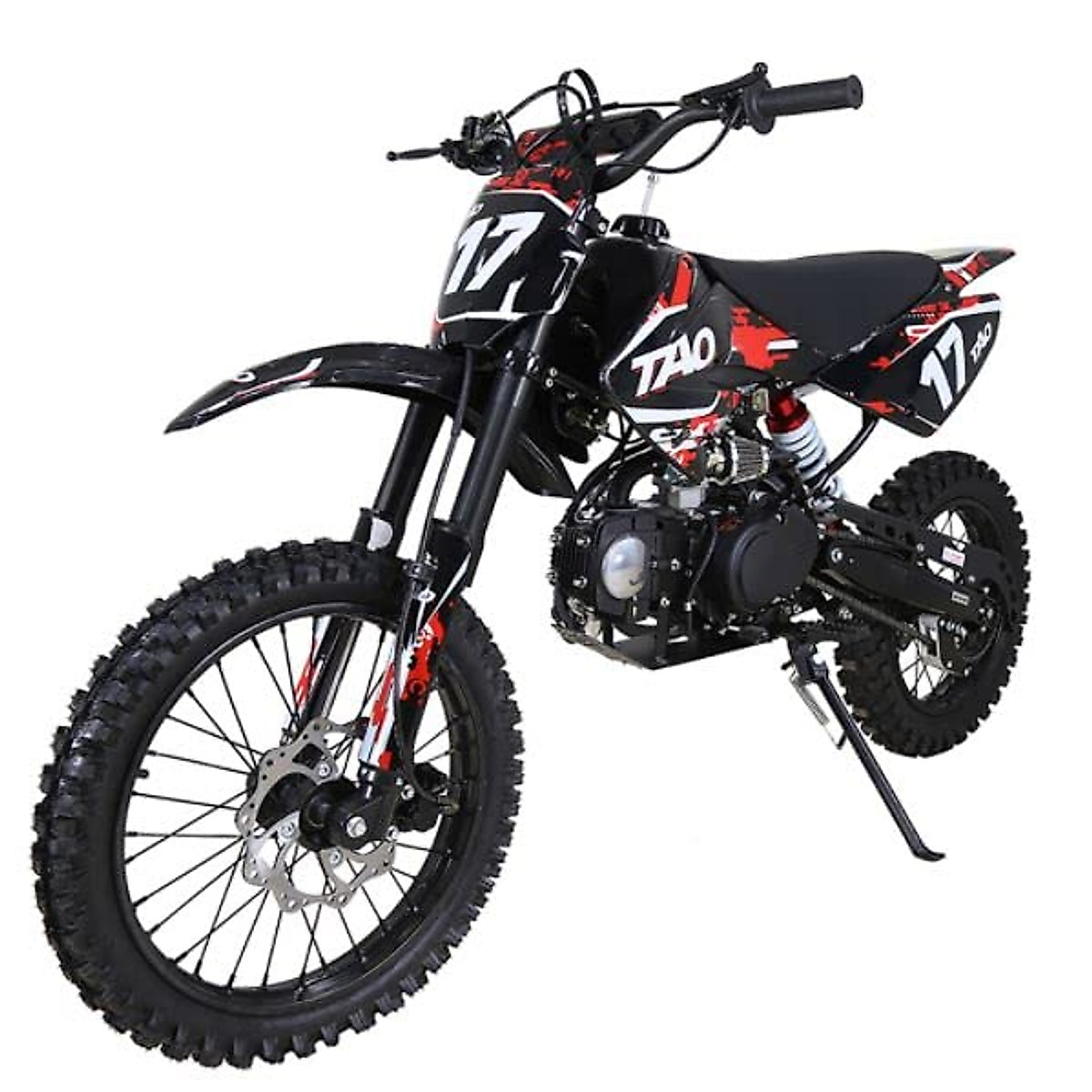 HHH TAOTAO DB 17 Adult Youth Kids 125cc Dirtbike Gas Dirt Bike Pit Bike Manual 4 Speed (Green)