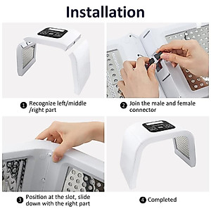 FARRENCE Led Light Skin Care Machine 7 Color SPA Equipment Multifunctional Beauty Machine for Women Home Salon