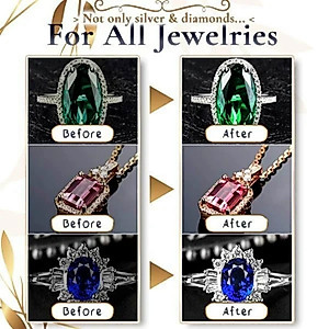 wekunro Jewelry Instant Shine Silver Jewelry Cleaner Spray and Brush Kit, Diamond-Shine Jewelry Cleaner Spray Set, Quick Jewelry Cleaning Spray Restore Sparkle for Jewelry 30ml (1PCS)