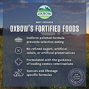 Oxbow Animal Health Organic Bounty Adult Rabbit Food - All Natural Rabbit Pellets - 3 lb.