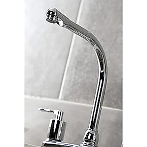 Kingston Brass FB751SVLSP Serena Centerset Kitchen Faucet with Plastic Sprayer, Polished Chrome
