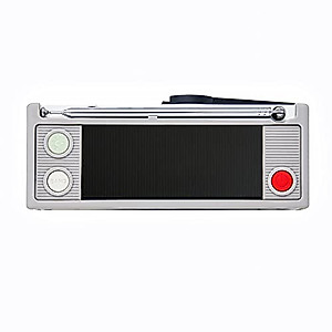 CCRadio Solar Wind-Up Portable Emergency Crank Digital Radio AM, FM, NOAA Weather & Alert, Built in LED Flashlight and Cellphone Charger, Battery Operated & Everyday Use by C. Crane