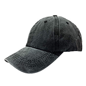 iZOA Caps and Hats for Men and Women Vintage Fashion Adjustable Distress Washed Unisex Baseball Caps Hats