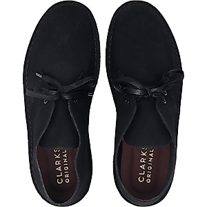 Clarks ORIGINALS Mens Desert Boot Suede Black Boots 8.5 US