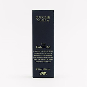 Zara Supreme Vanilla Perfume for Women EDP Eau De Parfum 30 ML (1.0 FL. OZ)