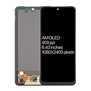 A-MIND for Xiaomi Redmi Note 10 4G/10s 4G Screen Replacement AMOLED M2101K7AI,M2101K7AG LCD Display 6.43 inch Touch Digitizer Full Assembly Repair Kits with Tools(Not for 5G)