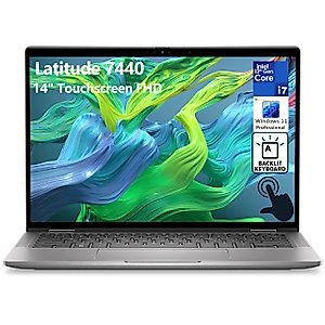 Dell Latitude E7470 14-inch Touchscreen Laptop, Intel Core i7 6600U 2.6Ghz, 16GB DDR4, 512GB NVMe PCIe SSD, QHD 1440p, HDMI, Webcam, Windows 10 Pro x64 (Renewed)