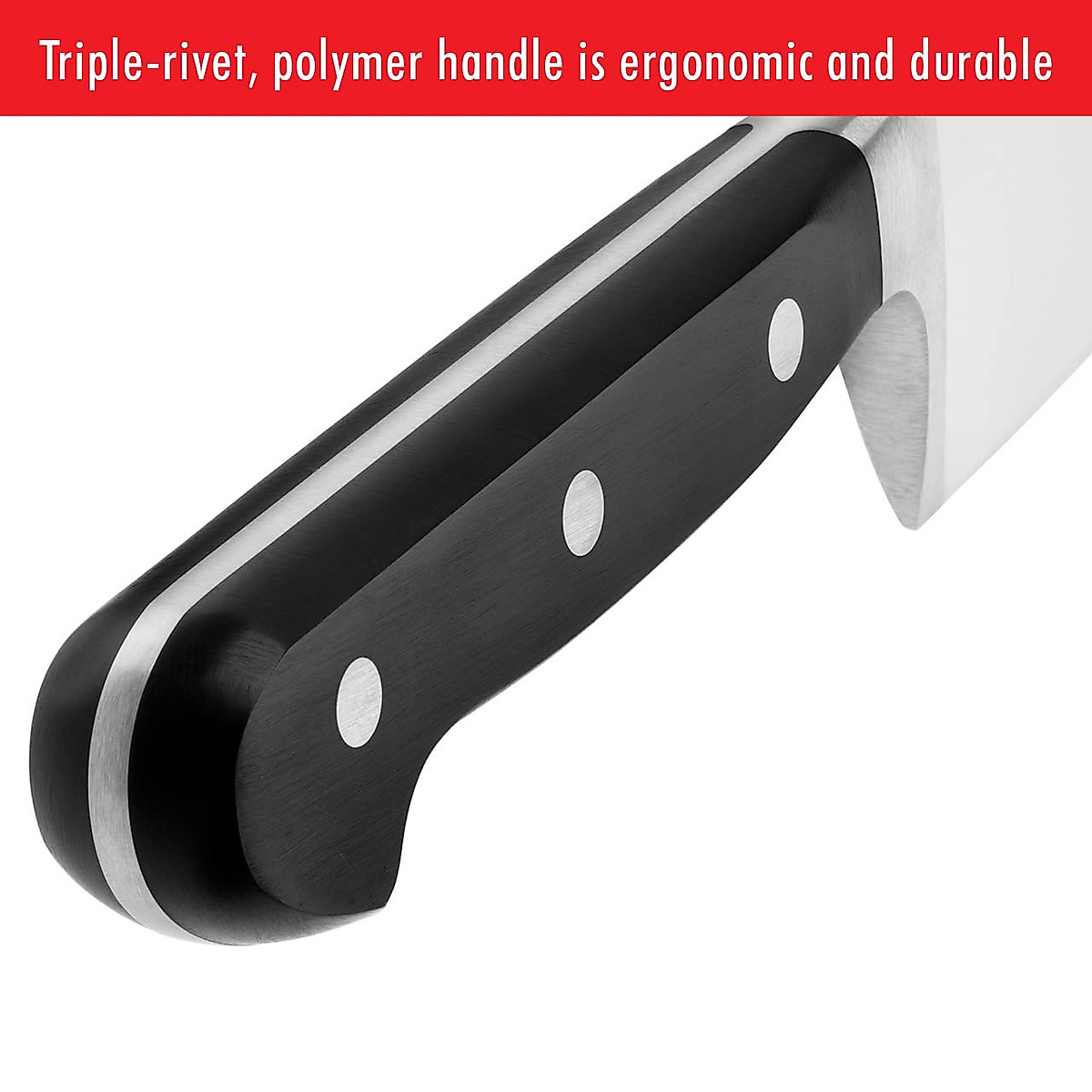 Zwilling  J.A. Henckels Professional S, Chef Knife, Kitchen Knife, German Knife, 8 Inch, Stainless Steel, Black