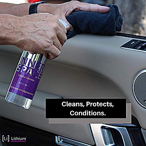 Lithium Inner Space - Interior Detailer, Conditioner, And Protectant. Revives Interiors and Keeps Them Looking New - Natural Appearance, UV Inhibitors, Low Sheen Formula, Makes Surfaces Healthy, Not Shiny.