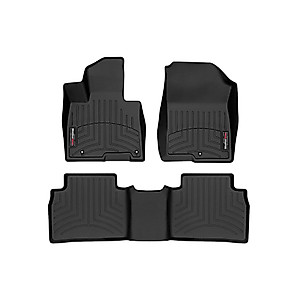 WeatherTech Custom Fit FloorLiners for Hyundai Tucson - 1st & 2nd Row (441678-1-2), Black