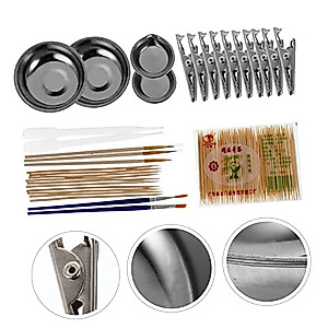 ibasenice 6 Sets Model Coloring Kit Ml Dropper for Liquids Pen Kits Chalk Set Artists Case Small Enamel Paint Brush Toy Model Spray Kit Models Craft Spraying Tool Model Craft Spray Kit Child