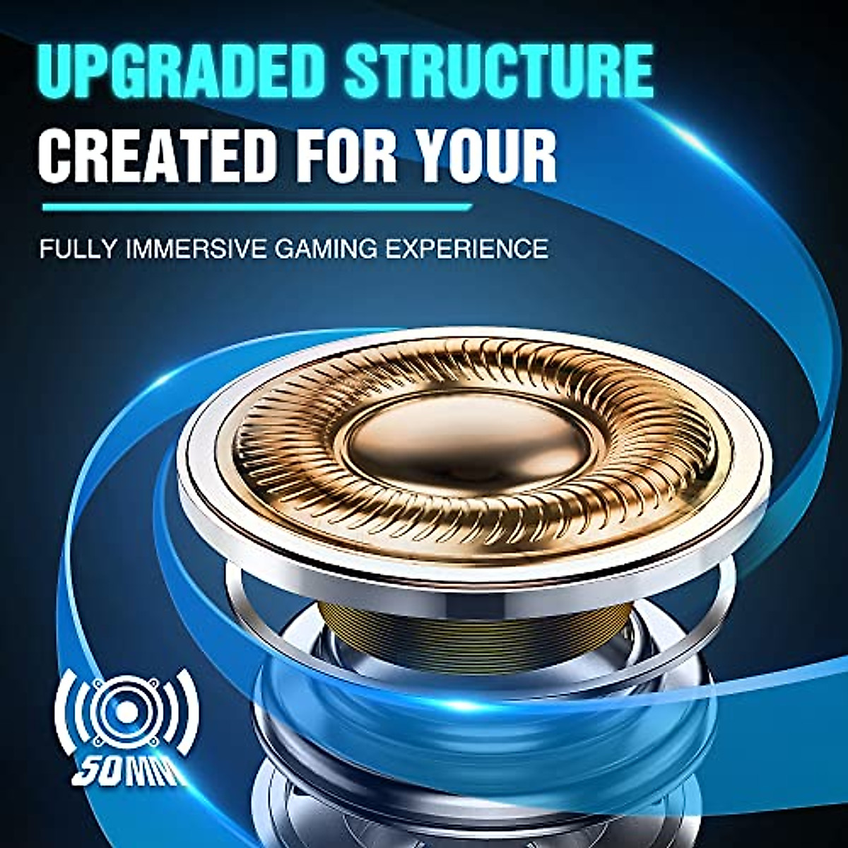 BENGOO V-4 Gaming Headset for Xbox One, PS4, PC, Controller, Noise Cancelling Over Ear Headphones with Mic, LED Light Bass Surround Soft Memory Earmuffs for PS2 Mac Sega Dreamcast PS5 Games