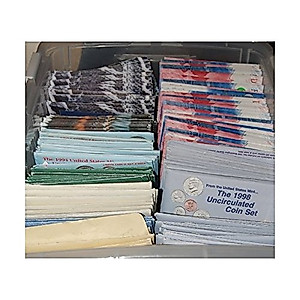 1970 - U.S. Mint Set - 10 coin set 40% Silver Half Dollar Uncirculated