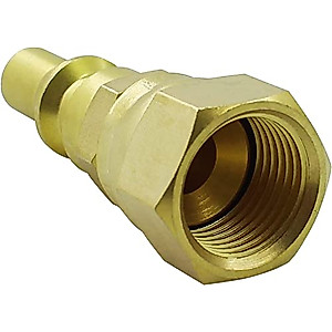 Propane Gas BBQ Grill, Heater Appliance 1/4" Quick Key to Hook Up Your Low Pressure RV's Quick-Connect