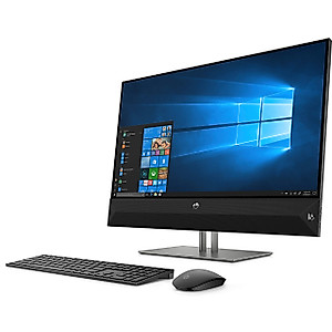 HP Pavilion 27" All-in-One Touchscreen Desktop Computer AMD Ryzen 5 8GB RAM 1TB HDD Sparkling Black - AMD Ryzen 5-2600H Quad-core Wireless Keyboard & Mouse Included - in-Plane Switching