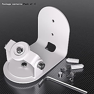 Zwolf Metal Wall Mount Compatible with Google Nest Cam Outdoor Battery 2nd Generation, Anti-Drop, Provide Better Viewing Angles (Pack of 1)