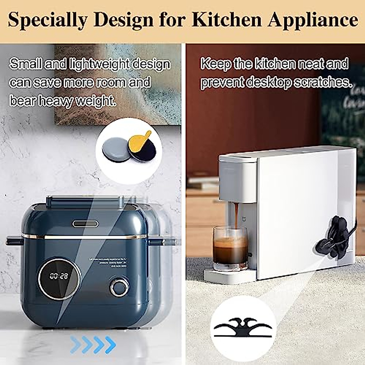 Stand Mixer Cover, Kitchen Aid Mixer Cover Compatible with 4.5-5 Qt Tilt-Head Stand Mixer, Dust Cover with 3 Pockets & 8 Pcs Appliance Sliders, Kitchen Aid Mixer Accessories, Red