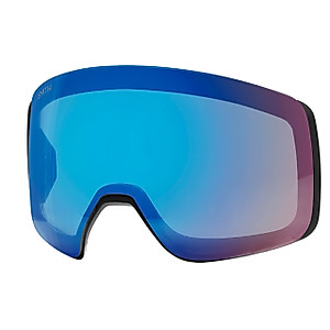 Smith Optics 4D MAG Low Bridge Fit Unisex Snow Goggle - White Vapor, ChromaPop Everyday Rose Gold Mirror