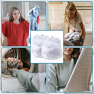 Large Mesh Laundry Bag,24 x 31" Dirty Clothes Travel Bag Heavy Duty Mesh Wash Bag White Laundry Bags with Drawstring Washable Laundry Bags Storage Organizer for Dorm Home Camp Hotel